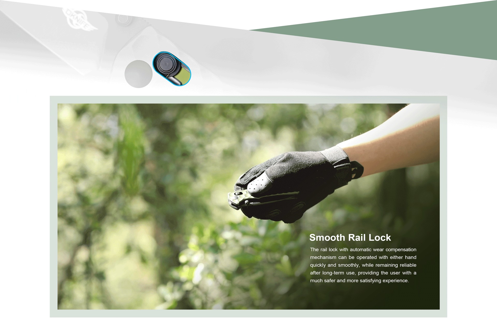 Rubato 3 EDC folding knife durable steel rail lock compact pocket tool ...