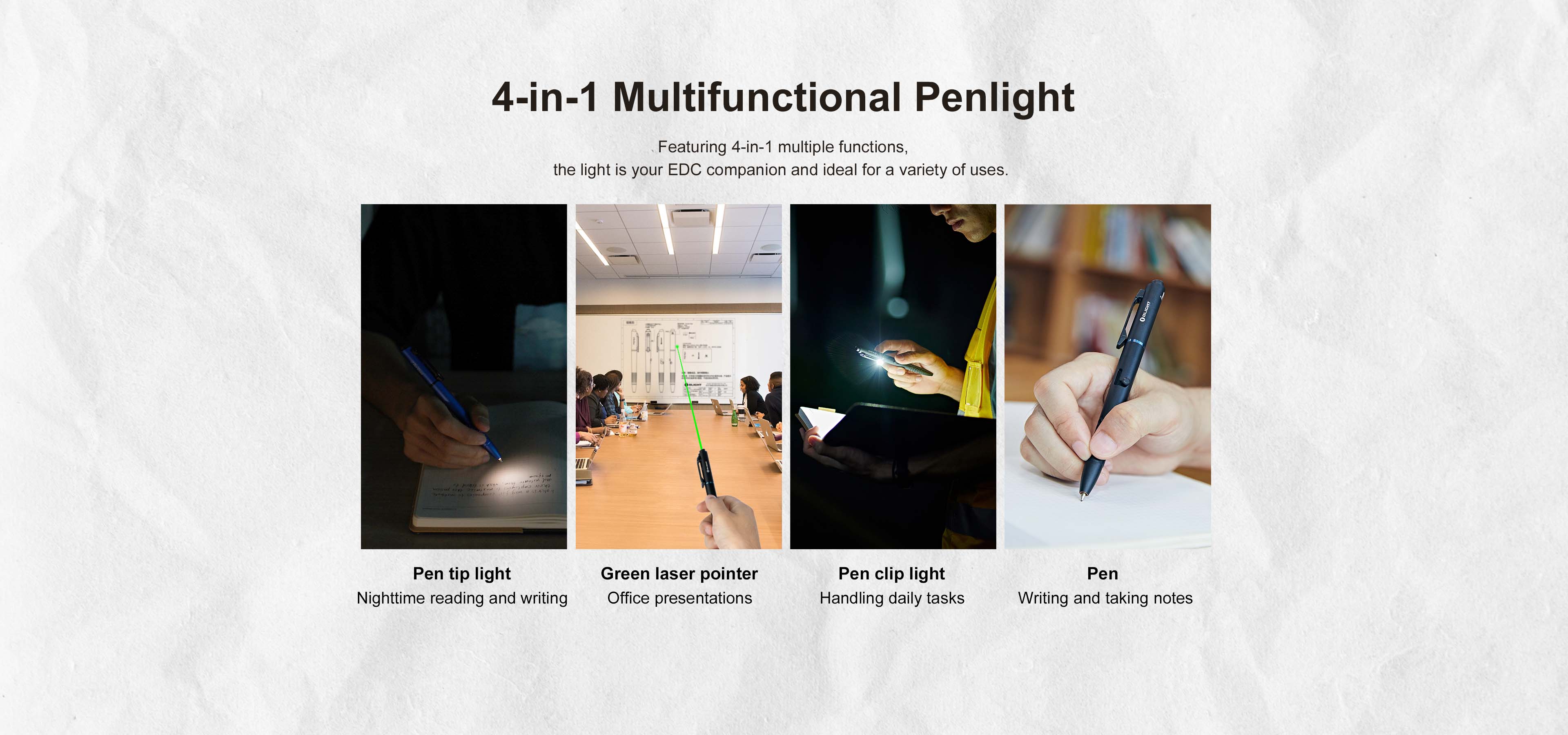 O'Pen Glow Rechargeable Penlight - Olight