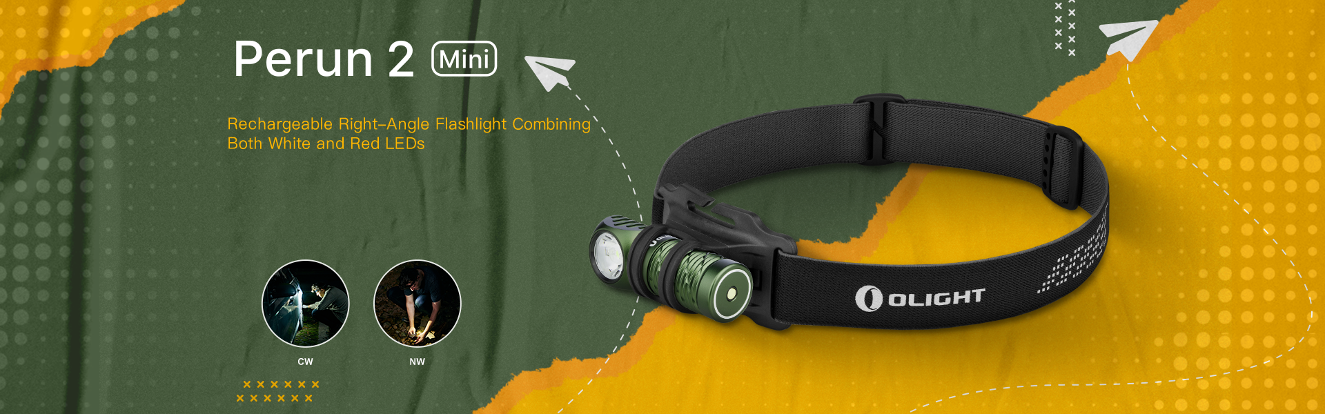 Perun 2 Mini LED Rechargeable Headlamp - Olight Canada